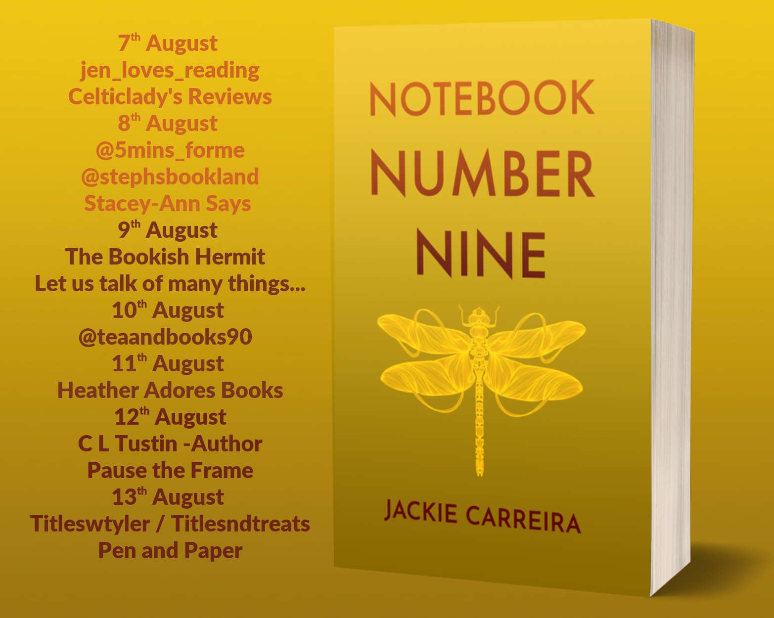 Notebook Number Nine - Book Spotlight - Dr. Stacey-Ann Baugh